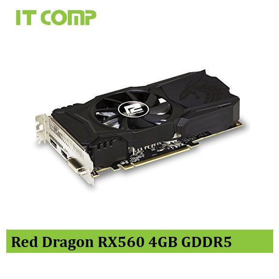 PowerColor Red Dragon RX560 4GB GDDR5 (AXRX 560 4GBD5-DHA) | Shopee ...
