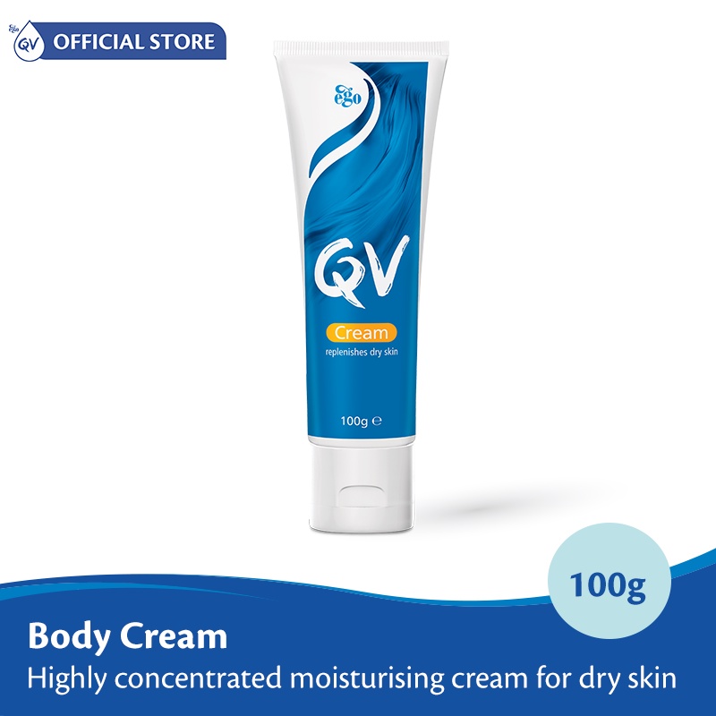 QV Cream 100g | Non-greasy | Long-lasting Hydration | Suitable for Dry and Sensitive Skin ...
