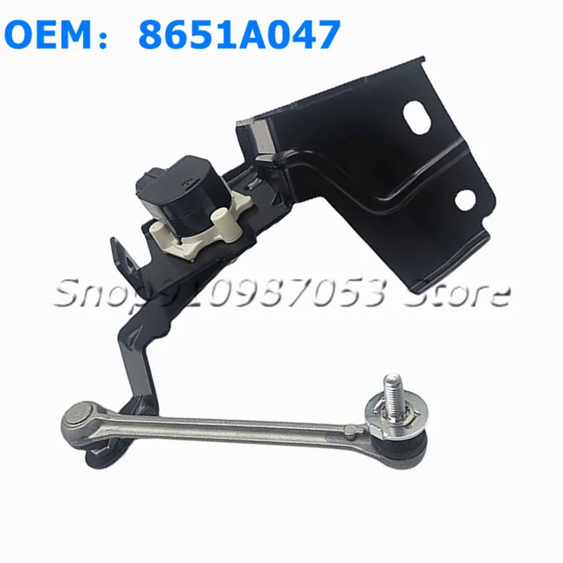 New 8651A047 Rear Suspention Leveling Height Sensor With Bracket For ...
