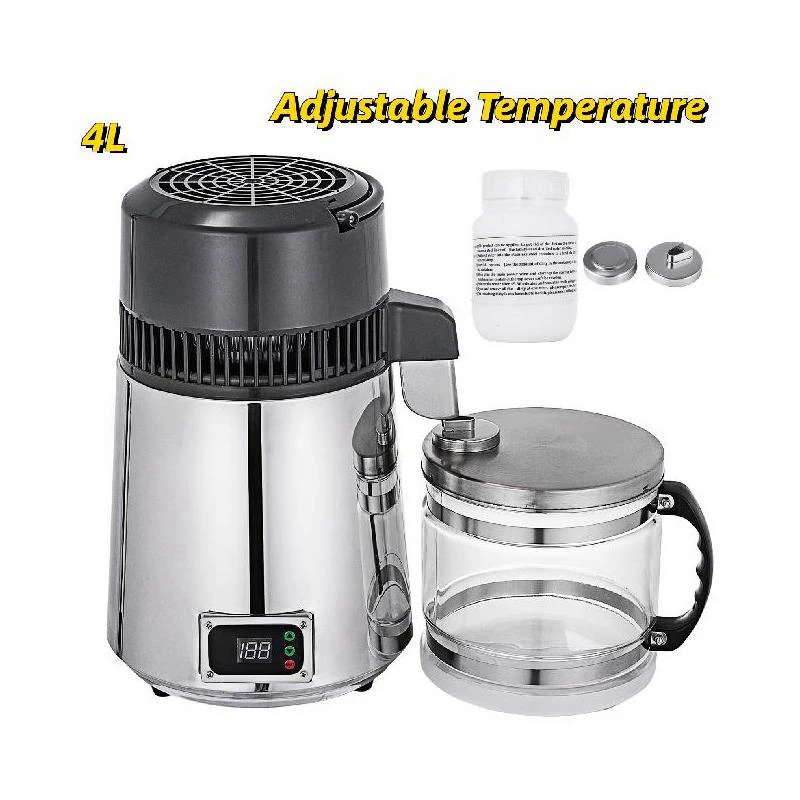 VEVOR 4L Water Distiller Filter Machine Distilled Distillation Purifier ...