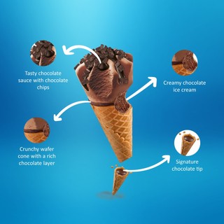 Cornetto Classic Chocolate Ice Cream (15 Pieces) | Shopee Malaysia