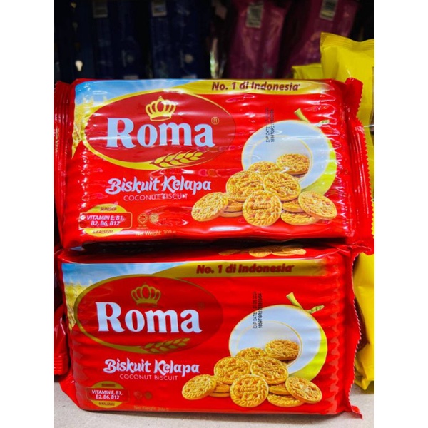 300g ROMA BISCUIT COCONUT / BISKUT KELAPA NO 1 DI INDONESIA ( HALAL ...