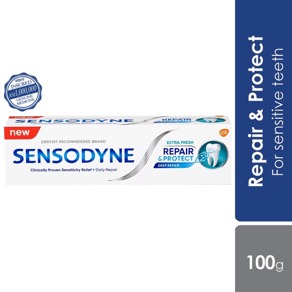 Sensodyne Repair & Protect Extra Fresh Toothpaste (100g) | Shopee Malaysia