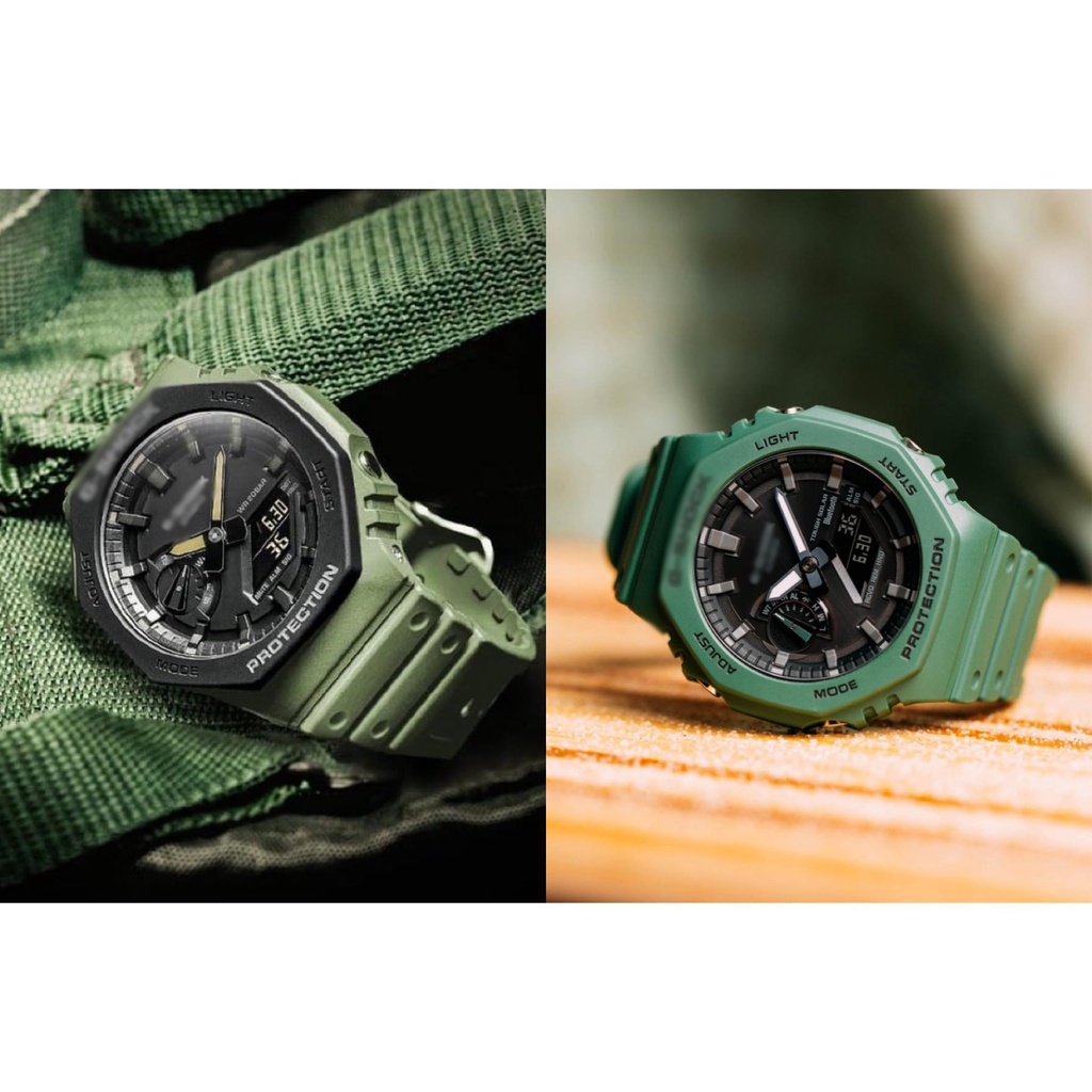 GS Jam TMJ Hijau Green GA2100 | Shopee Malaysia