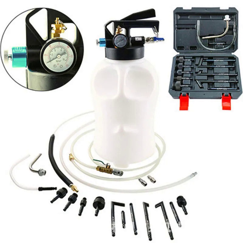 Pneumatic automatic transmission oil changer oil pumping unit 6L with ...