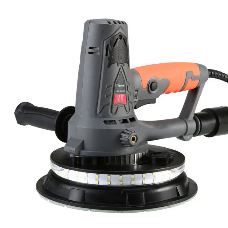 Wall Sander Electric With Lamp Self-cleaning Sandpaper Machine Putty ...