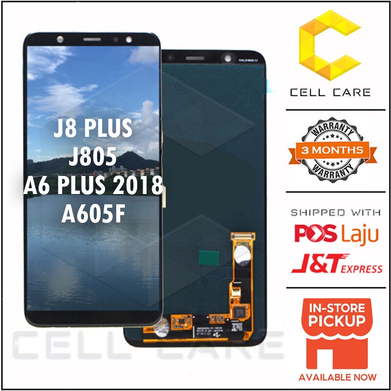 CellCare LCD Display Touch Screen Compatible For SAMSUNG J8 PLUS J805 ...