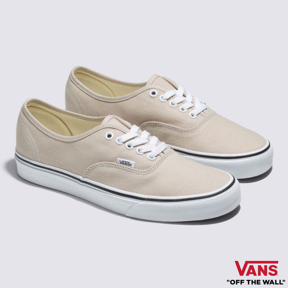 Vans Color Theory Authentic Sneakers Men (Unisex US Size) BEIGE ...