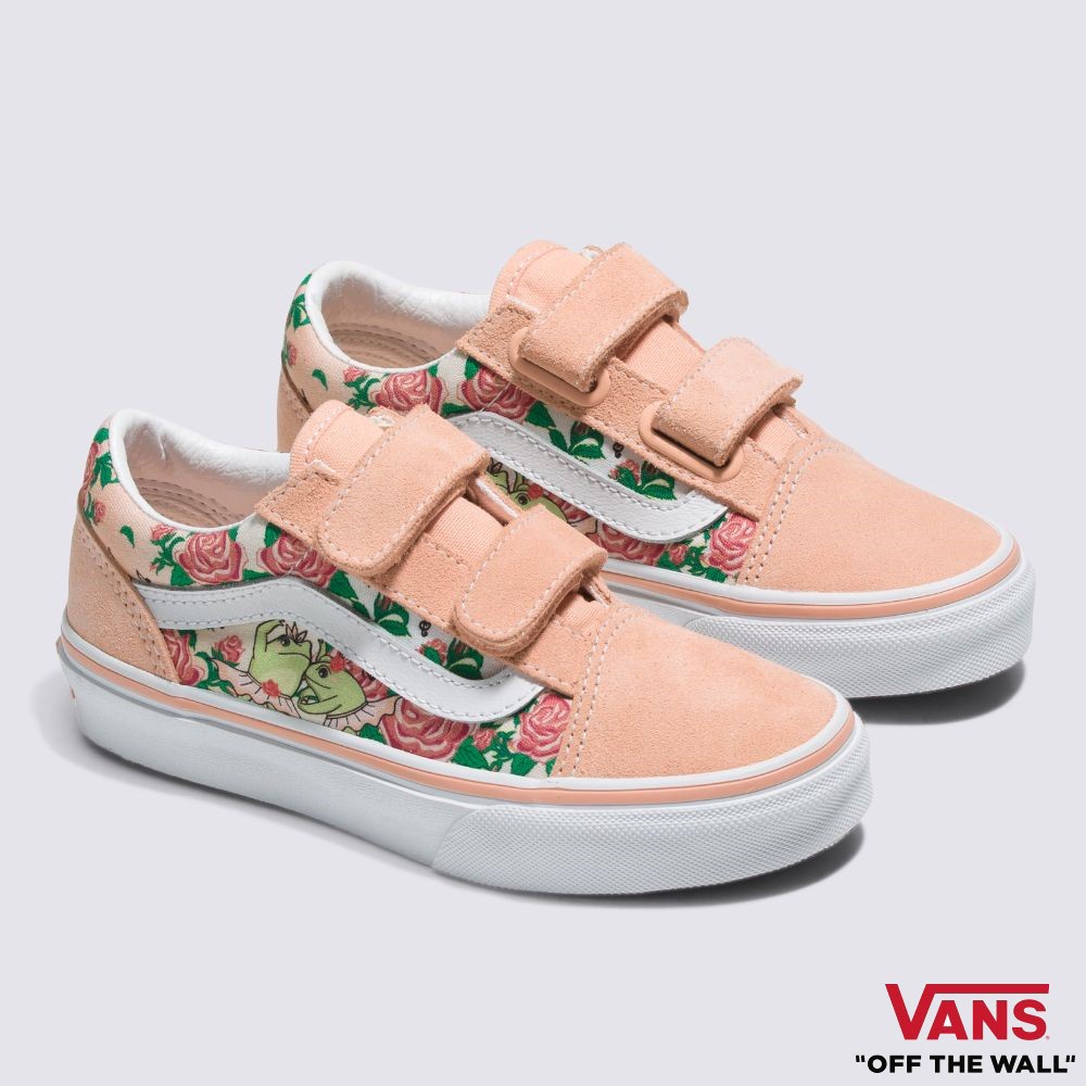 Vans Kids Frog Frolic Old Skool V Sneakers kids (US Size) PINK ...