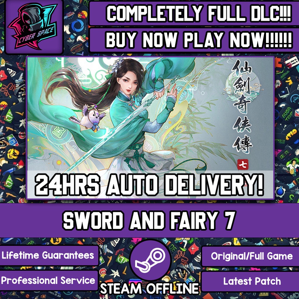 Sword and Fairy 7 仙剑奇侠传七 [Auto Delivery] [Steam Offline] (Full DLC) Cyber Space PC Game | Shopee ...