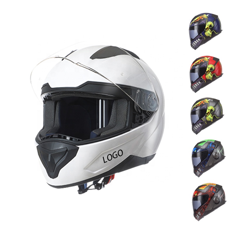 Cheap Flip Up Full Face Moto Racing Riding Motorcycle Helmets | Shopee ...