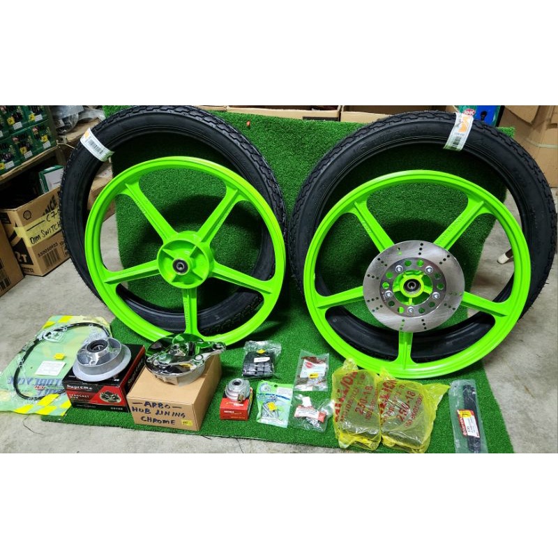 RIM AR80 COMBO SET PNP EX5/EX5 DREAM KOTAK KAWASAKI | Shopee Malaysia