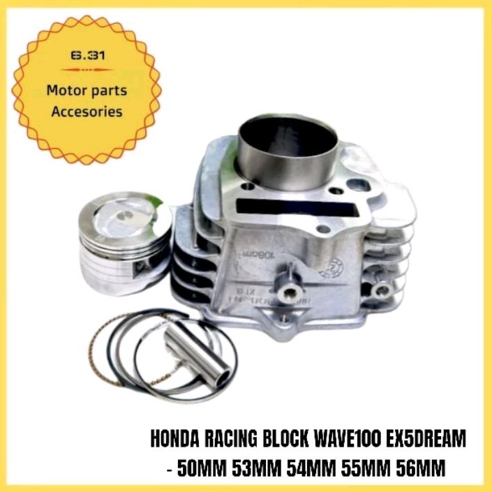 HONDA EX5 DREAM STANDARD BLOCK RACING BLOCK EX5 DREAM 50MM 53MM 54MM ...