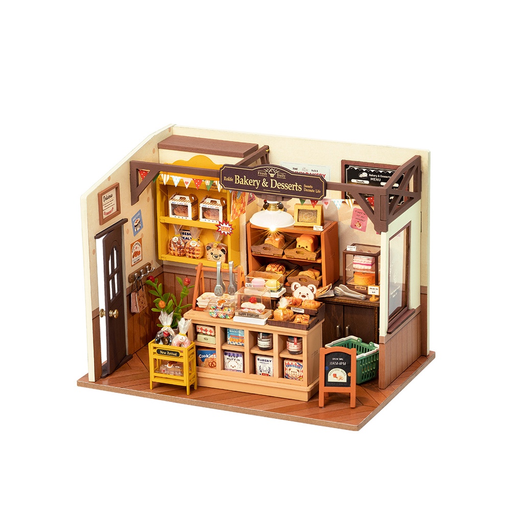 Becca's Bread Shop Bakery & Desserts DIY Miniature House Kit | Shopee ...