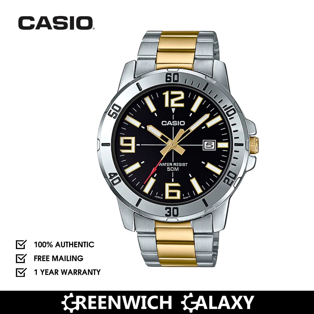 Casio Classic Analog Watch (MTP-VD01SG-1B) | Shopee Malaysia