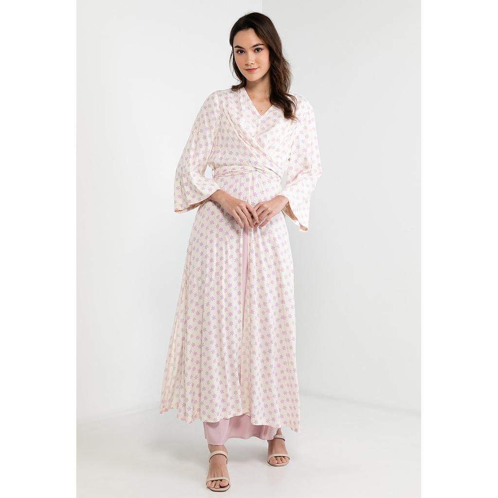 Zalia Basics - Front Wrap Slit Kurung Set | Shopee Malaysia