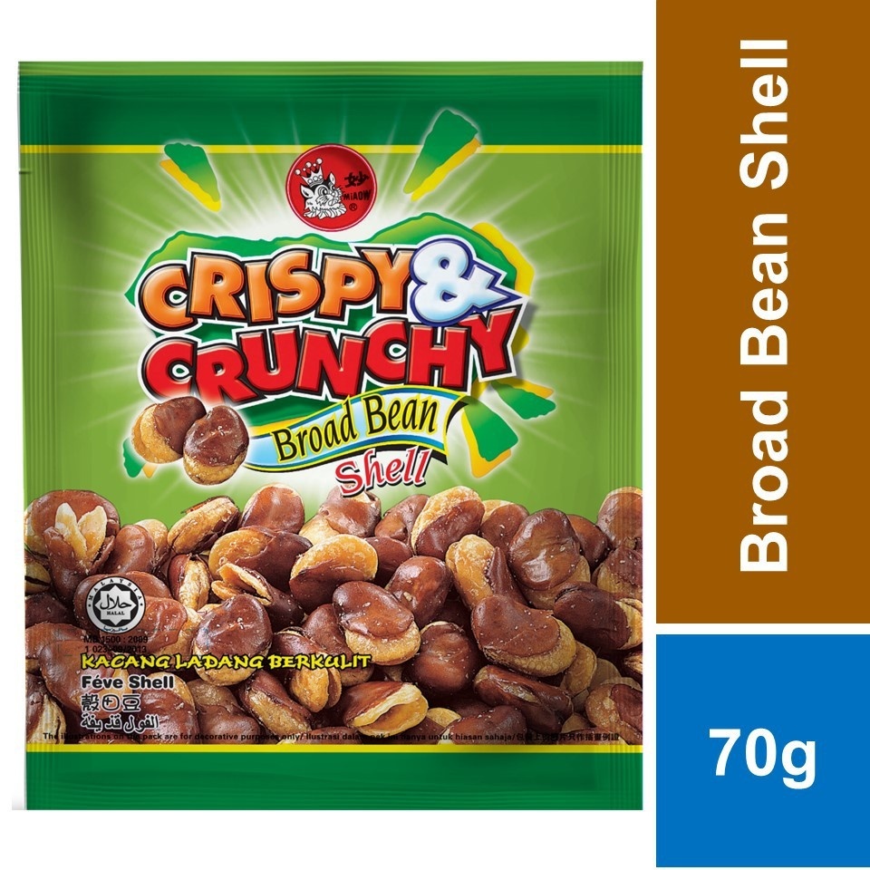 Crispy & Crunchy Broad Bean Shell 70g | Shopee Malaysia