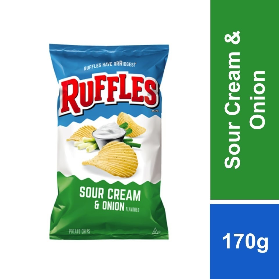 Ruffles Sour Cream & Onion 170g | Shopee Malaysia