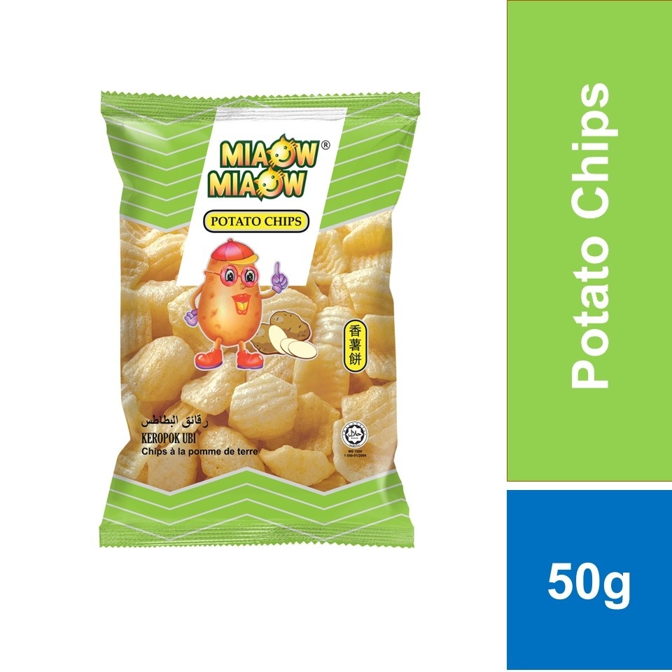 Miaow Miaow Potato Chips 50g | Shopee Malaysia