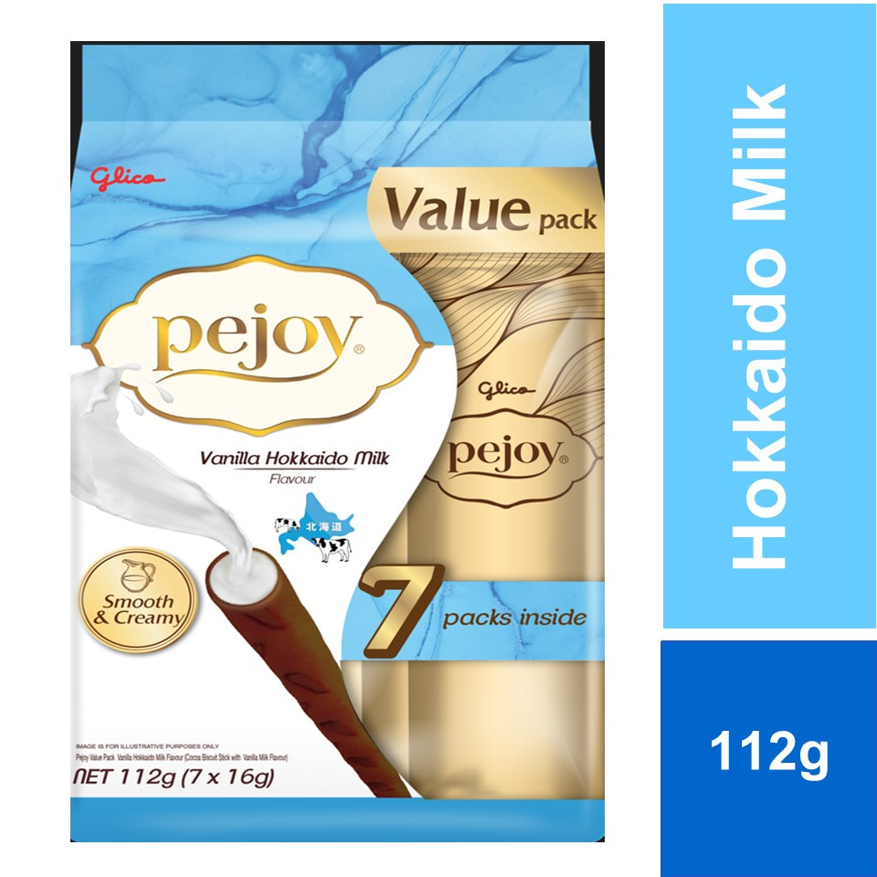 Glico Pejoy Family Pack Hokkaido Milk 112g | Shopee Malaysia