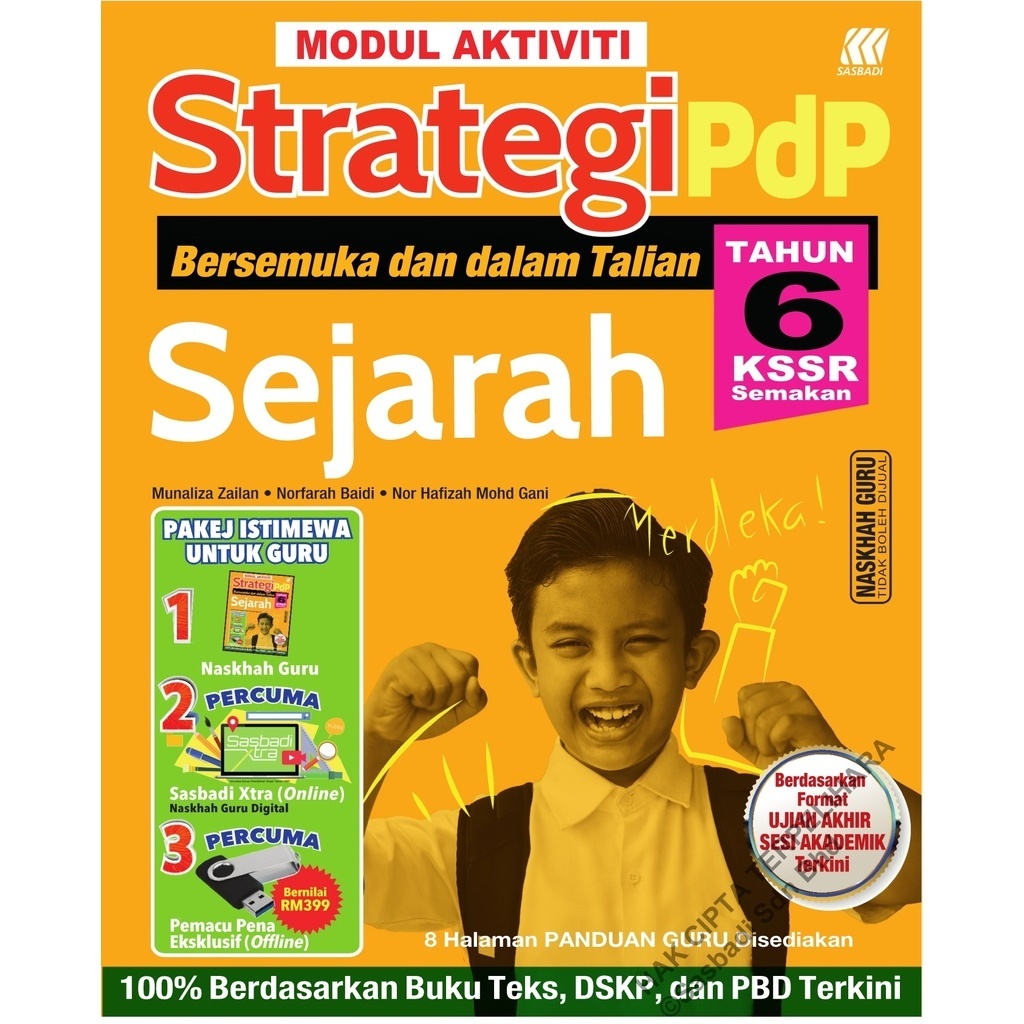 Sasbadi 2024: Modul Aktiviti Strategi PDP: Sejarah Tahun 6 ( Edisi Murid ) BK24RSE6 ...