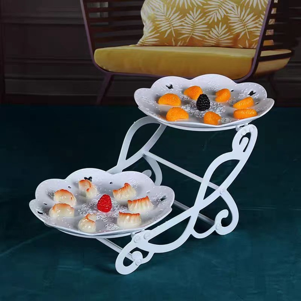 Dessert Table Birthday Cake Display Stand Plastic Multi-layer Dessert ...