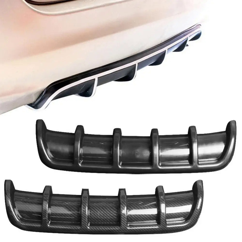 Car Universal ABS Chassis Shark Fin Bending Insert Rear Spoiler Bumper ...