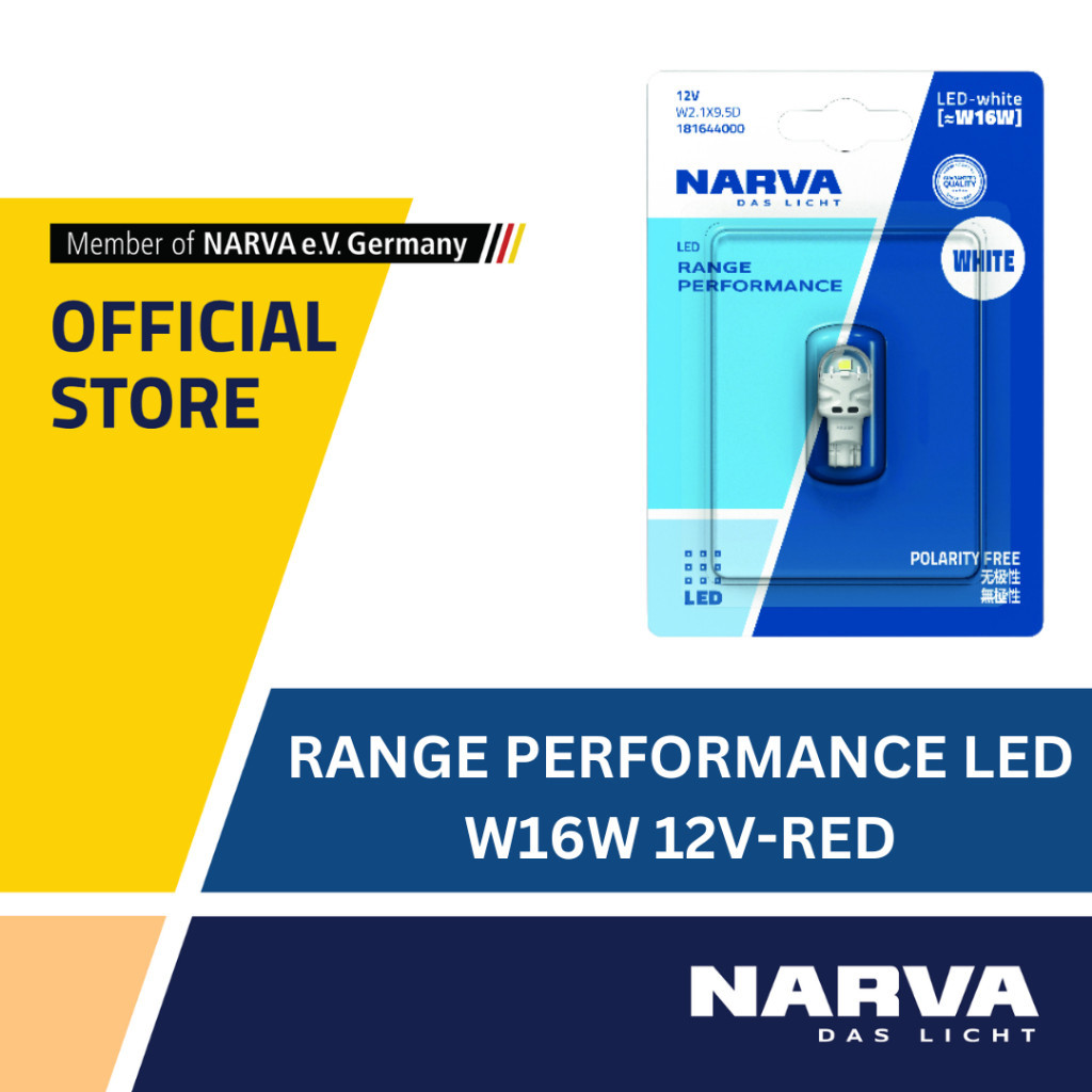 NARVA W16W 12V Range Performance LED Signaling Light Bulb | Shopee Malaysia