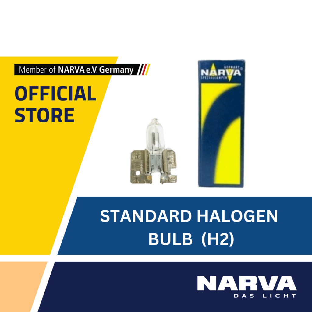 NARVA H2 Original Spec Halogen Headlight Bulb 48450 (12V) | Shopee Malaysia