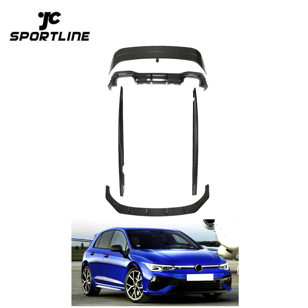 Carbon Fiber Golf 8 R Body Kit for VW Golf MK8 R Hatchback 4-Door 2021 ...