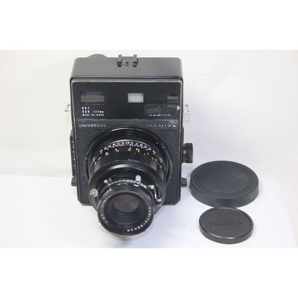 Mamiya Press Universal Camera + P 127mm F/4.7 Lens Finder Made In Japan ...