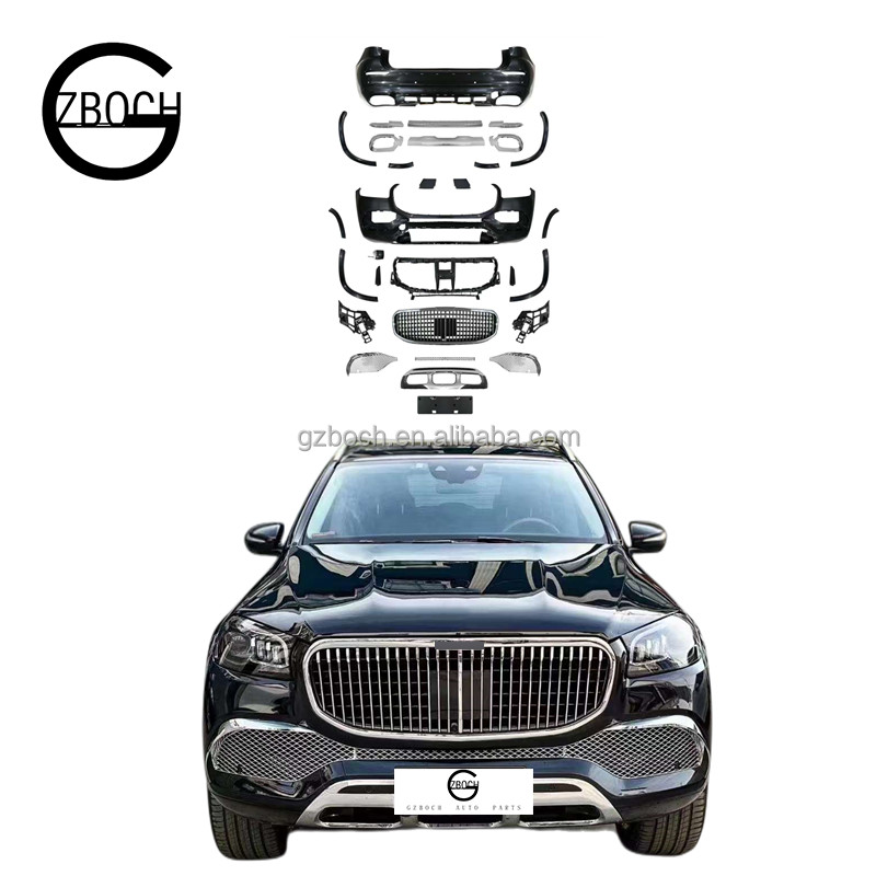 Genuine Bodykit For Mercedes GLS 2020+ X167 W167 facelift Maybach Front ...