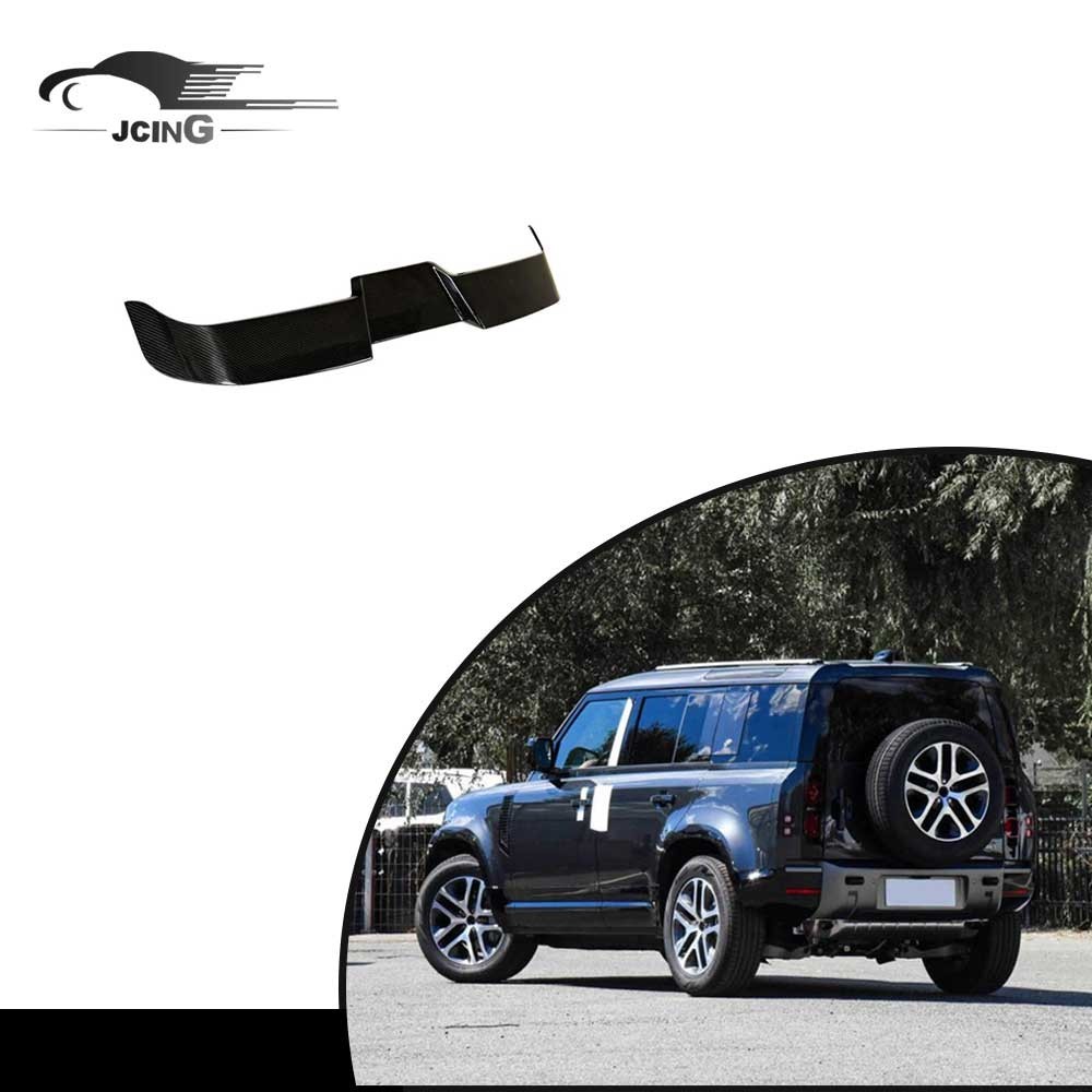 Dry Carbon Fiber Rear Roof Spoiler For Land Rover Defender L663 2020 ...
