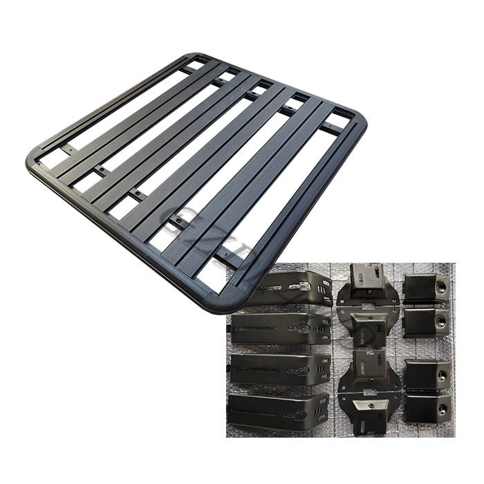 4x4 car GUTTER MOUNTS universal ALUMINUM roof rack for lc100 /hilux ...