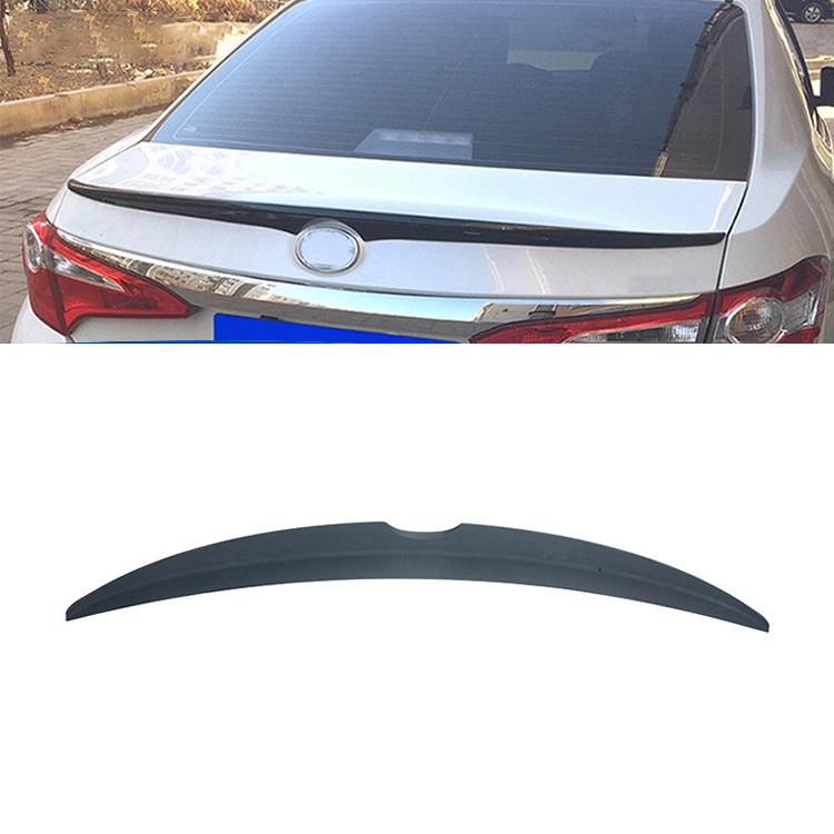 Rear Spoiler Car ABS Matte Black Glossy Black Carbon Fiber Look Rear ...