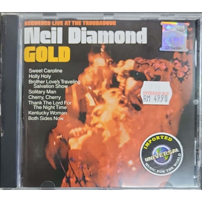 Neil Diamond - Gold (CD) | Shopee Malaysia