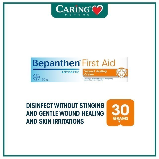 BEPANTHEN FIRST AID CREAM (30G) - ANTISEPTIC WOUND HEALING CREAM ...