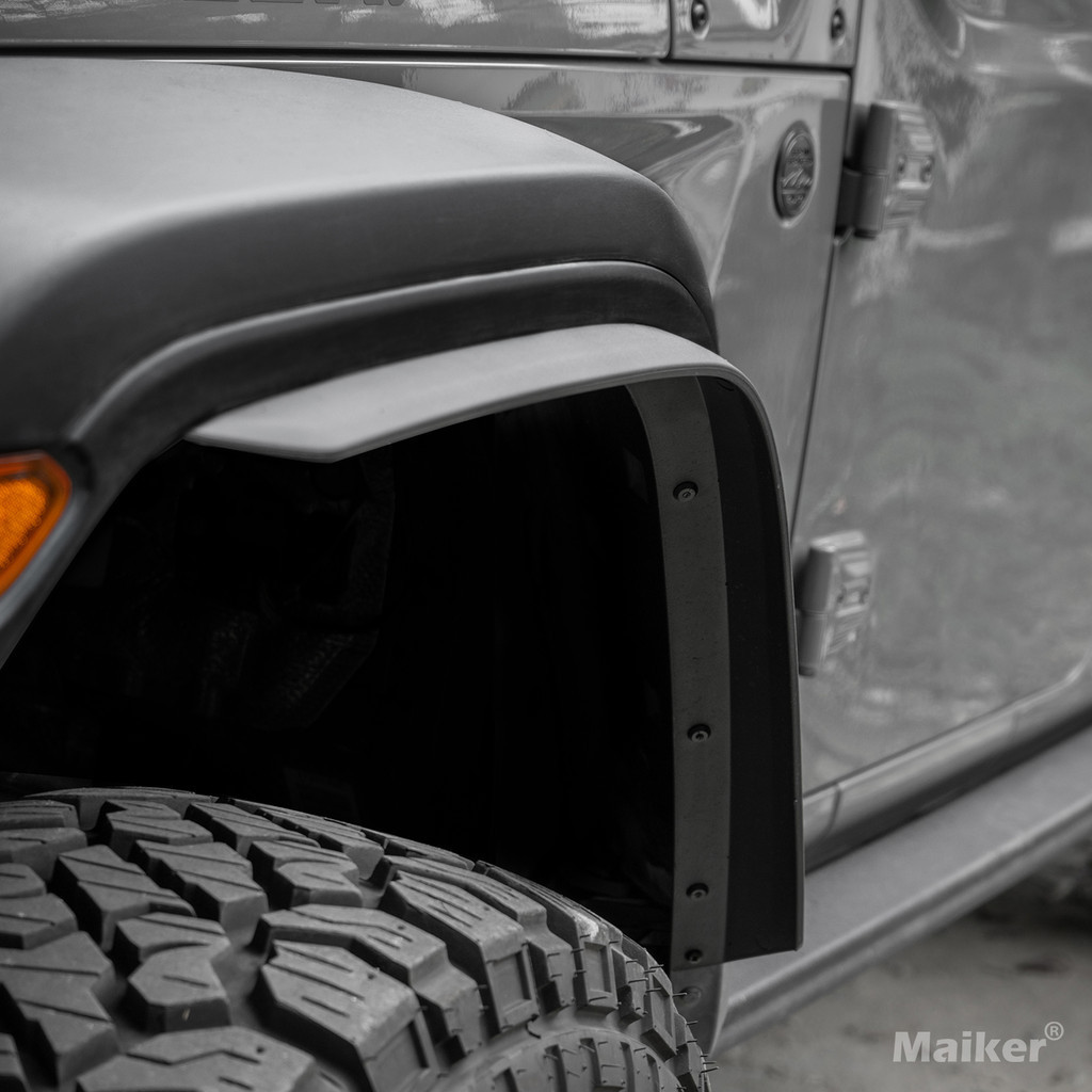 Maiker Offroad Fender Flare Extensions Trim With Rivet For Jeep ...