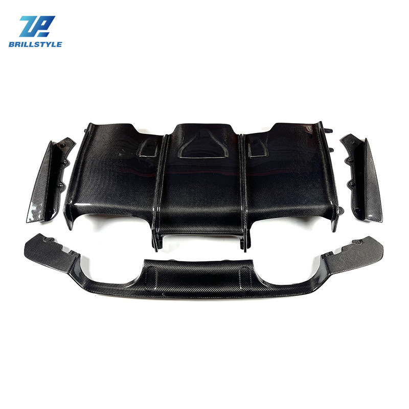 PSM Carbon Fiber Rear Bumper Lip Diffuser Body Kit For BMW F80 M3 F82 ...
