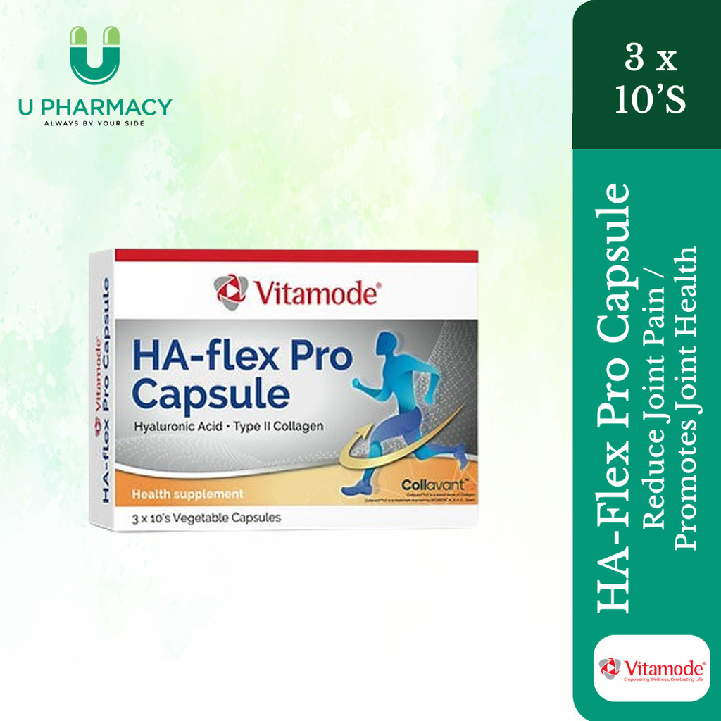 (U Pharmacy) Vitamode HA-Flex Pro Capsule 3x10'S - Hyaluronic Acid and ...