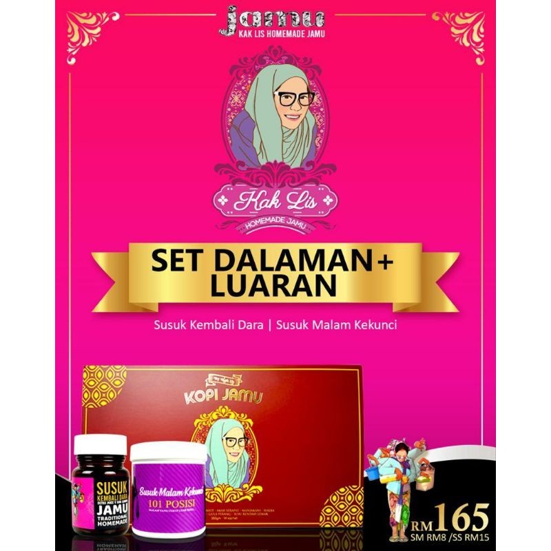 🎁EXTRA FREEGIFT🎁💯ORIGINAL HQ💥SET DALAMAN&LUARAN | Shopee Malaysia