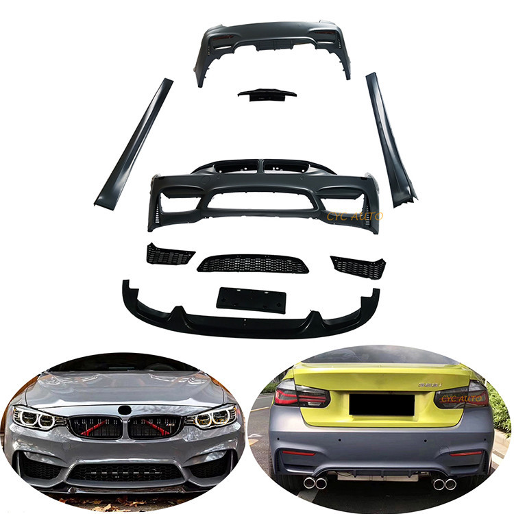 F30 body kit Upgrade to F80 look M3 M4 style bumper For Bmw 3series F30 ...