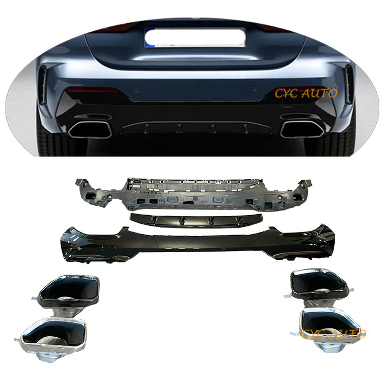 G22 Rear Diffuser Facelift Bumper Replacement Diffuser For BMW 4 Series ...
