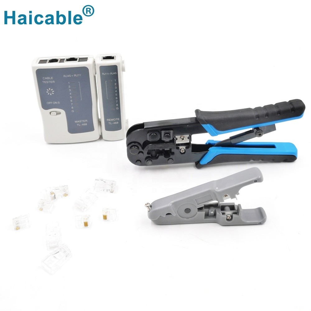 Cable Installation Cable Tester Crimper Set HT-K568RT RJ45 UTP Wire ...