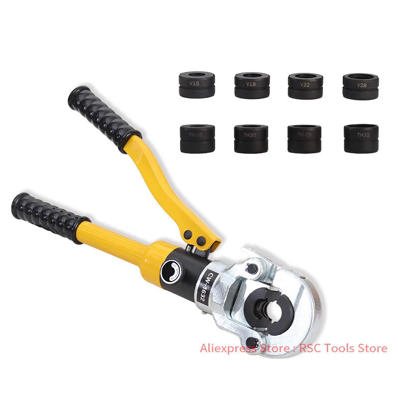 CW-1632 Hydraulic Pex Pipe Crimping Tool Pex, Stainless Steel and ...