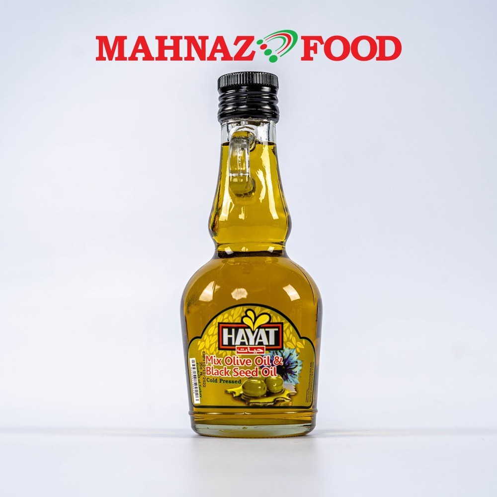 MAHNAZ FOOD Hayat Mix Olive Oil + Black Seed Oil (250ml) | Shopee Malaysia