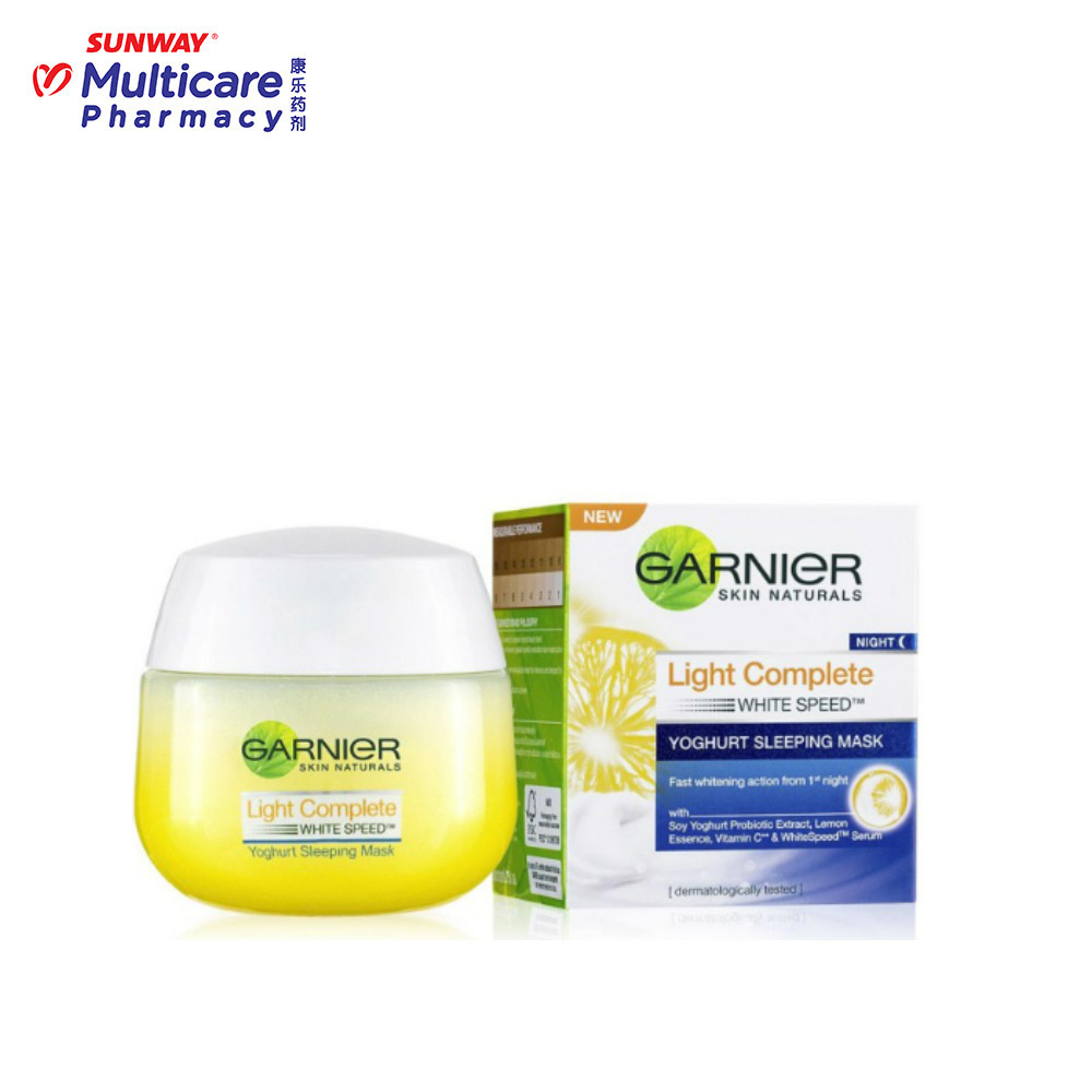 Garnier Light Complete Yoghurt Sleeping Mask 50Ml | Shopee Malaysia