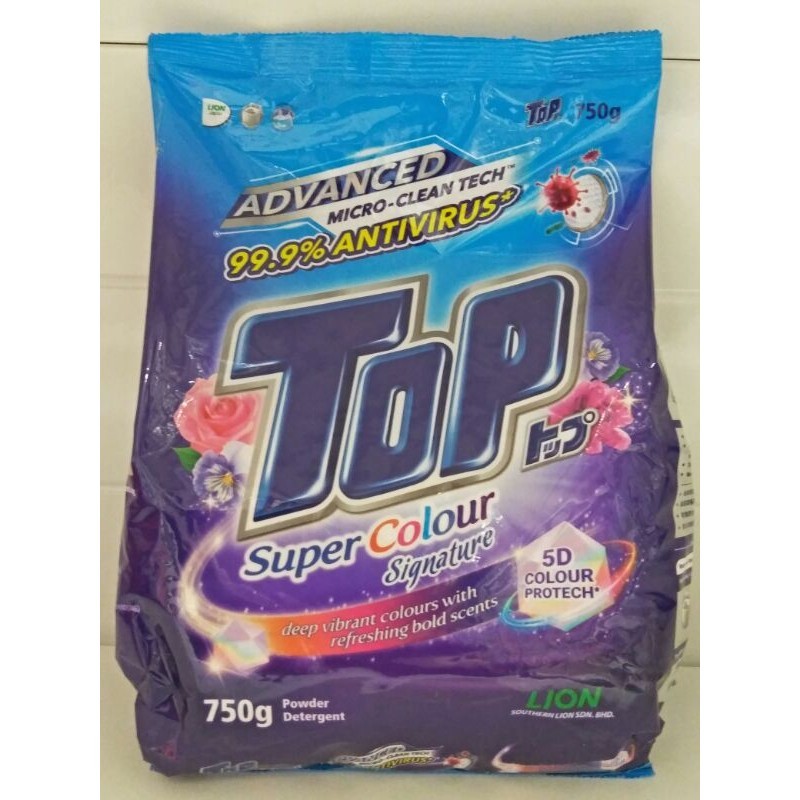 🔥POWDER DETERGENT TOP 750G🔥[PENCUCI PAKAIAN TOP 750G] | Shopee Malaysia