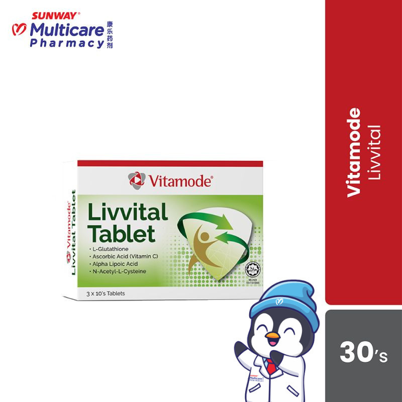 Vitamode Livvital Tablet 30S (3X10'S) | Shopee Malaysia