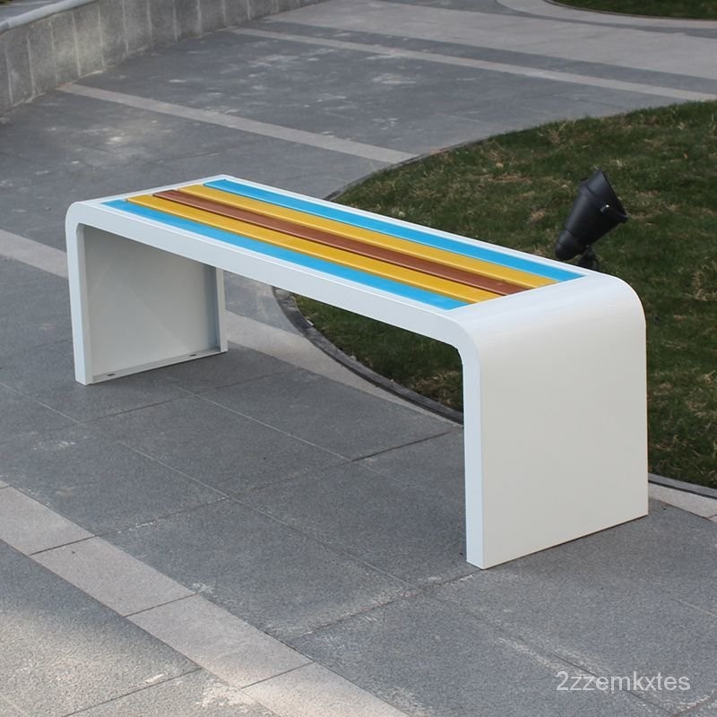 Park Outdoor Leisure Bench Chair Outdoor Courtyard Court Rest Bench ...